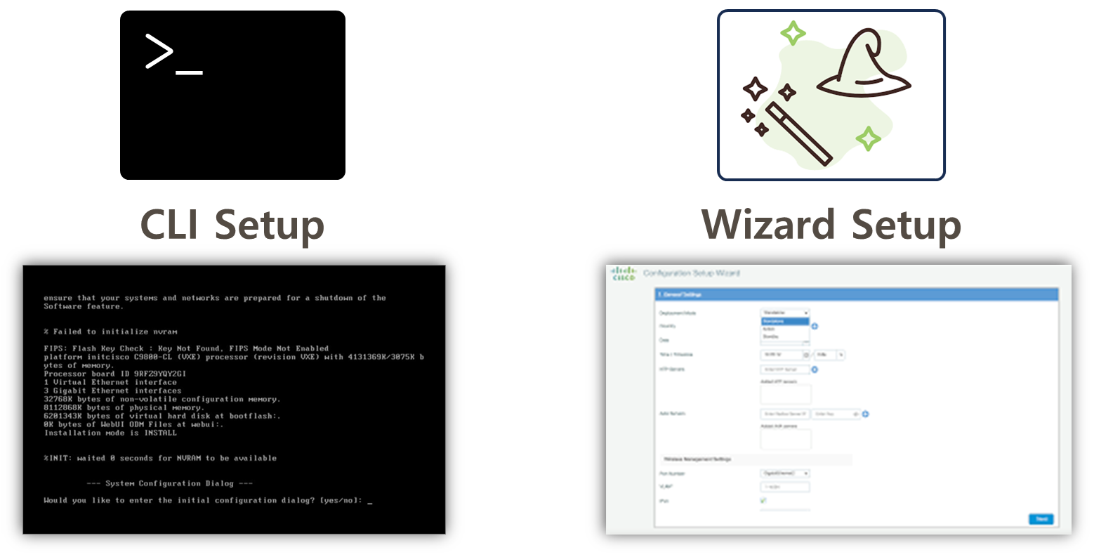 C9800 설치시 Wizard Setup 화면 없이 GUI 접속하기 - Cisco Community