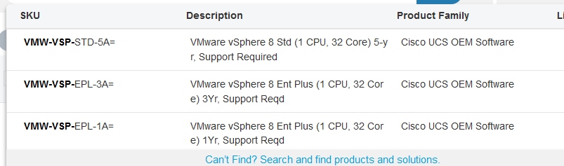 does Cisco Business Edition 7000M comes with Vmware esxi pre-license ...
