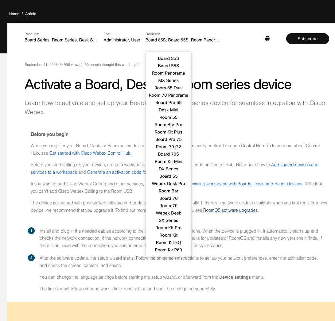 Cisco Spark CS-KIT-S - Cisco Community