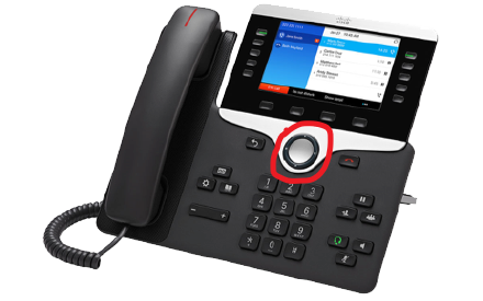 Cisco 8841 navigation button issue. - Cisco Community