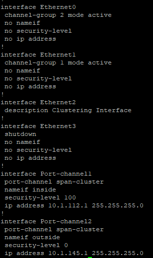 Como criar um cluster com ASAs Como criar um cluster com ASAs
