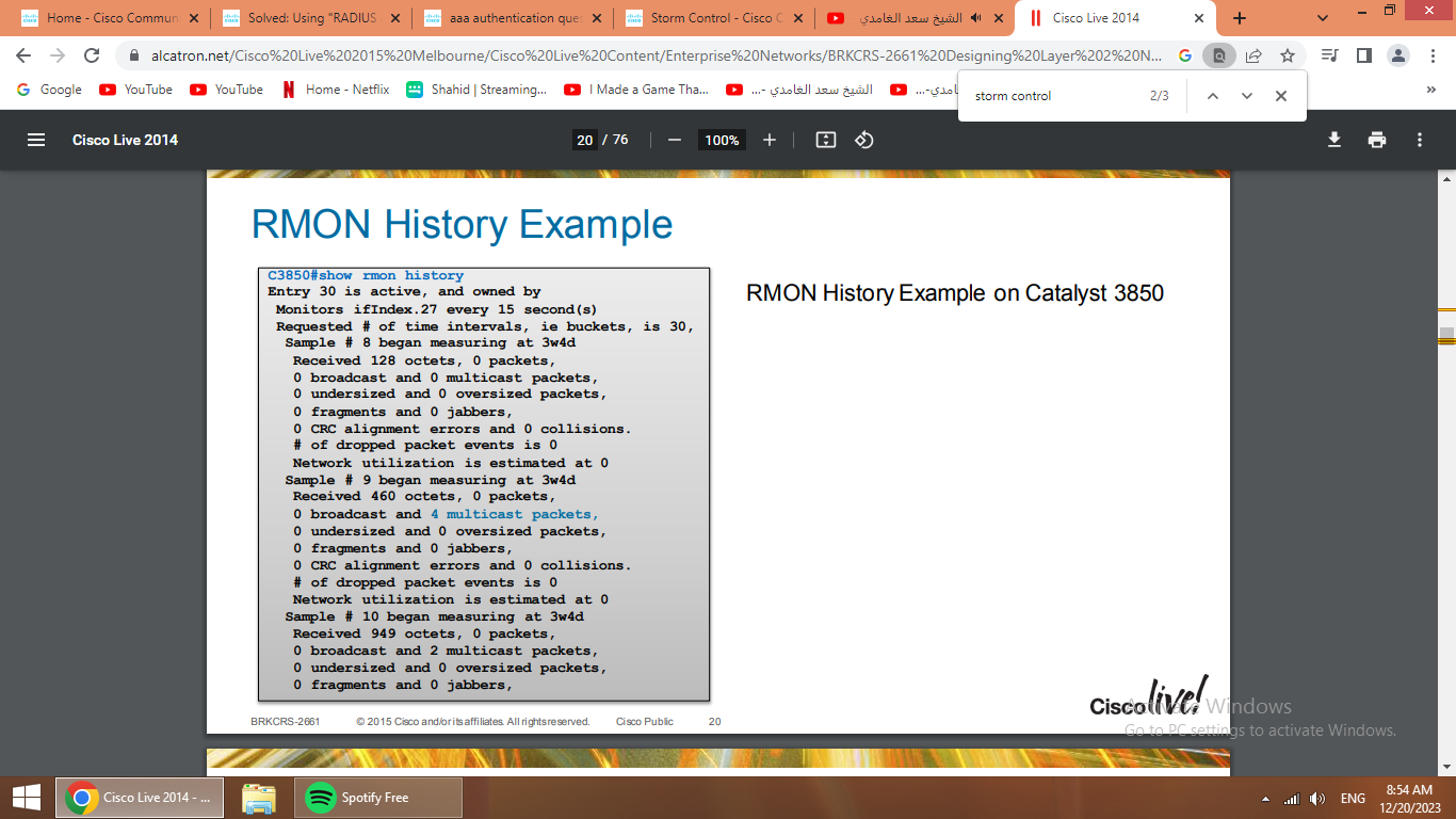 Solved: Storm Control - Cisco Community