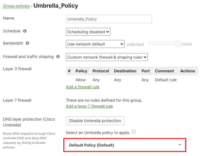 Cisco Umbrella DNS - integration with Cisco Meraki MX - Cisco Community