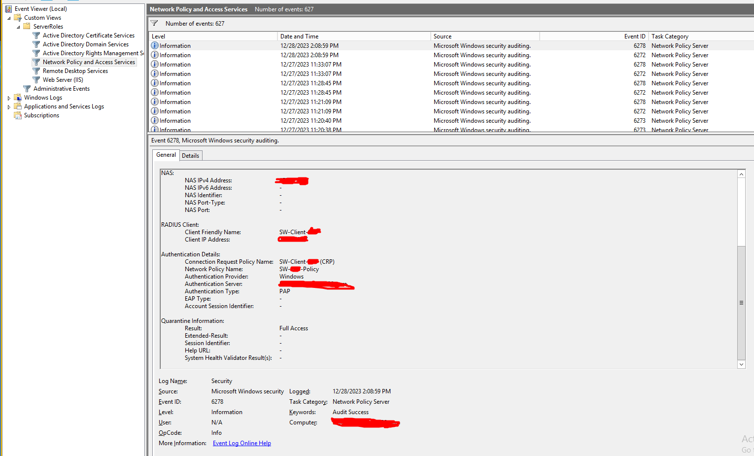 AAA Radius authentication with active directory - Cisco Community