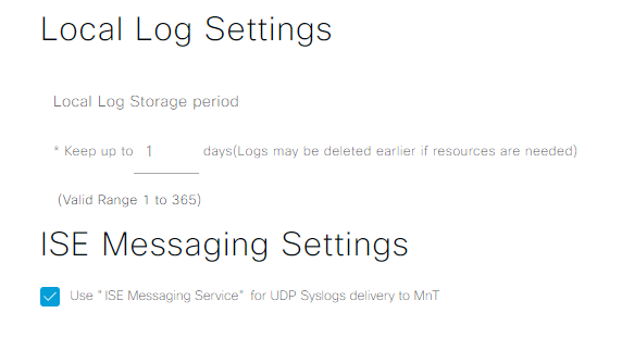 ISE not retrieving radius live logs - Cisco Community