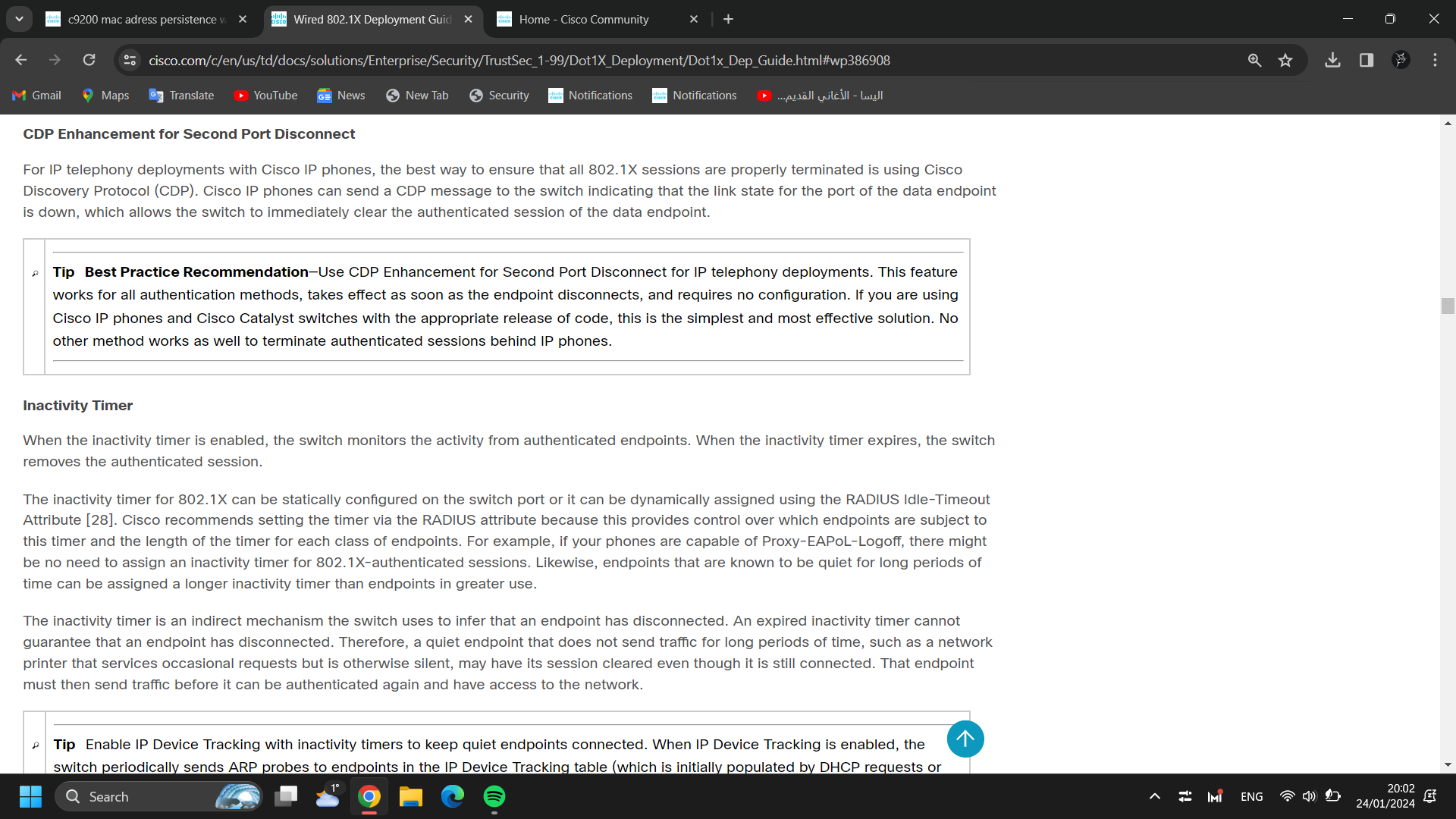 c9200 mac adress persistence with MAB and VOIP - Cisco Community
