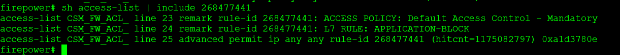 Solved: FTD CLI ACP vs FMC ACP - Cisco Community