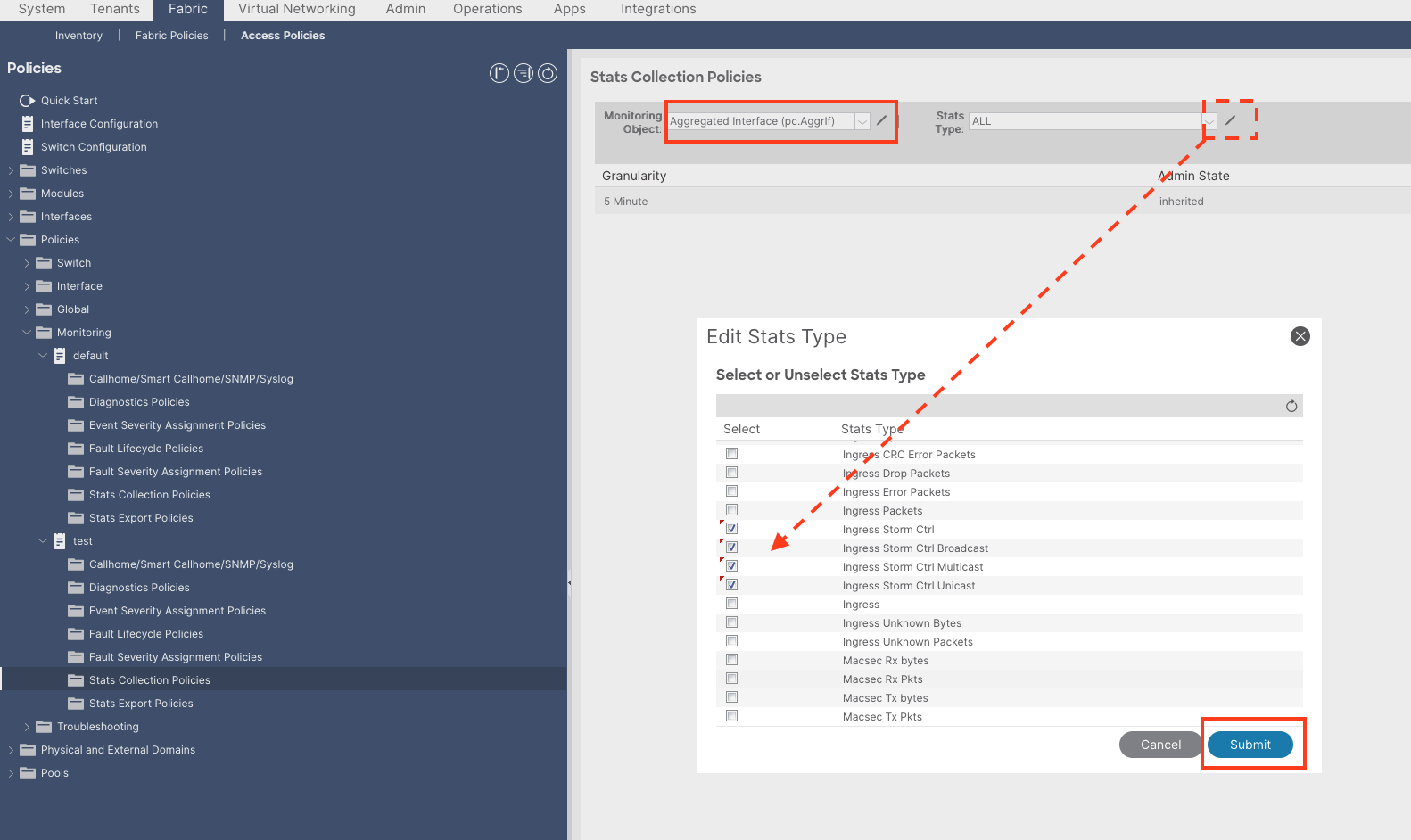 Storm-Control with Cisco ACI - Cisco Community