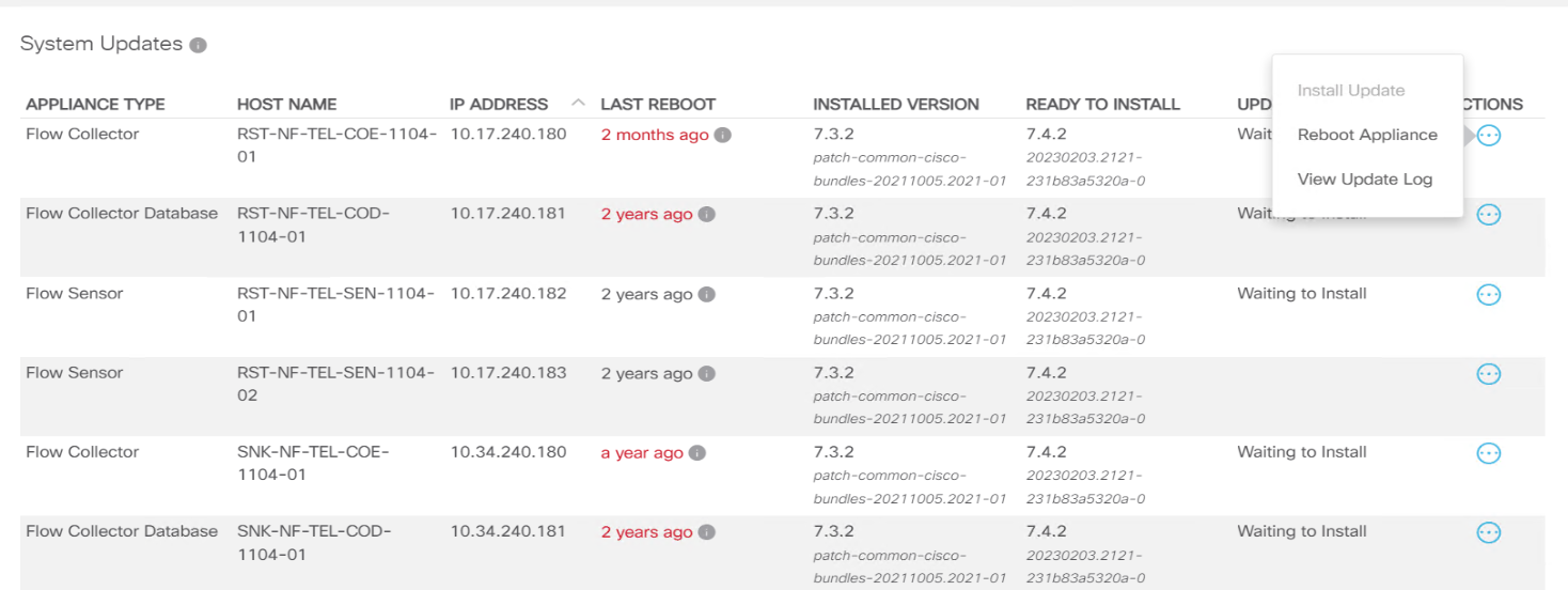 Button ... Install Update is gray color - Cisco Community
