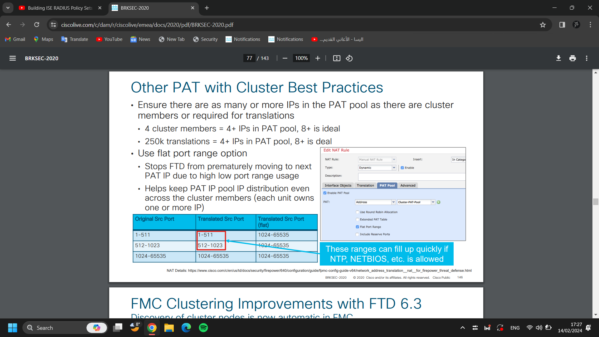 Cisco ASA NAT Pool/PAT - Cisco Community Cisco ASA NAT Pool/PAT - Cisco Community