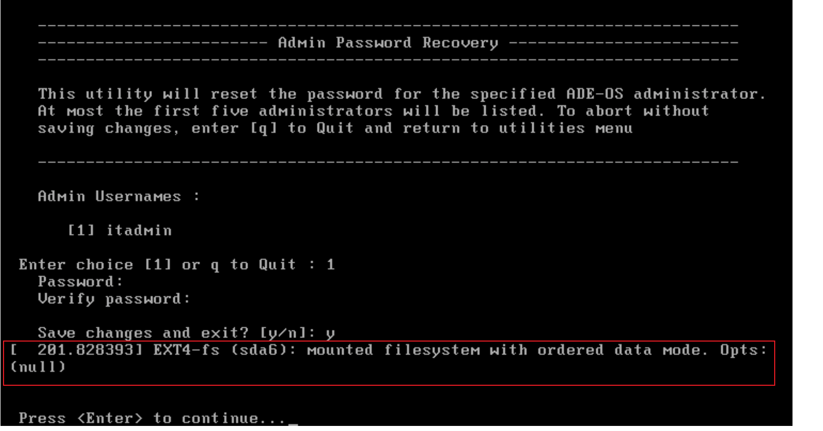 Solved: ISE console password recovery does not work - Cisco Community Solved: ISE console password recovery does not work - Cisco Community