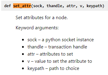 How to set metadata on a device config (refcount and backpointer ...