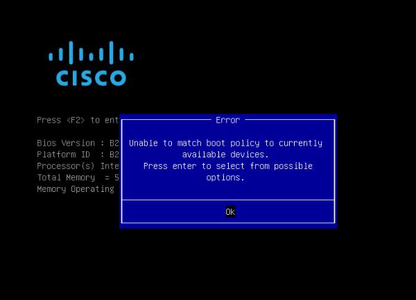 Solved: B200 M4 can not boot from SAN - Cisco Community