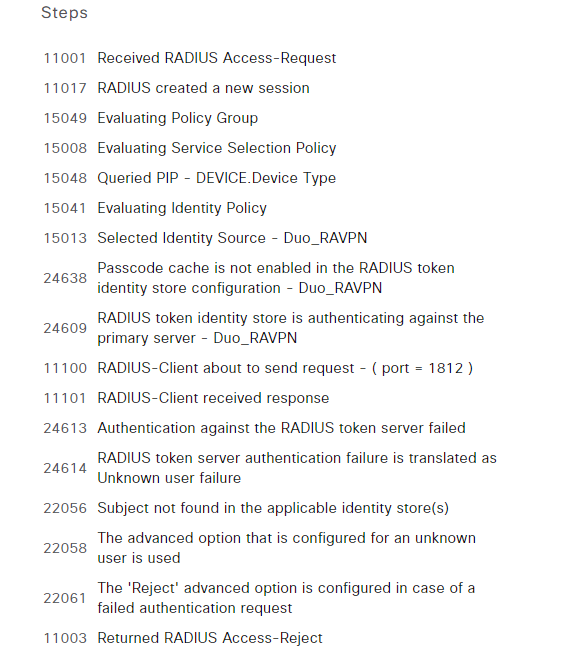 Solved: VPN certificate authenication with ISE and Duo MFA login issues - Cisco Community