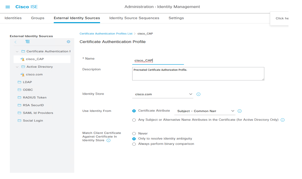 Connect both EAP and PEAP configured Users on the same Switch via ISE ...