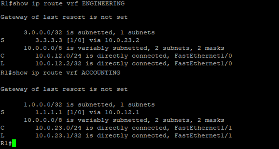 VRF Leak Configuration - Cisco Community