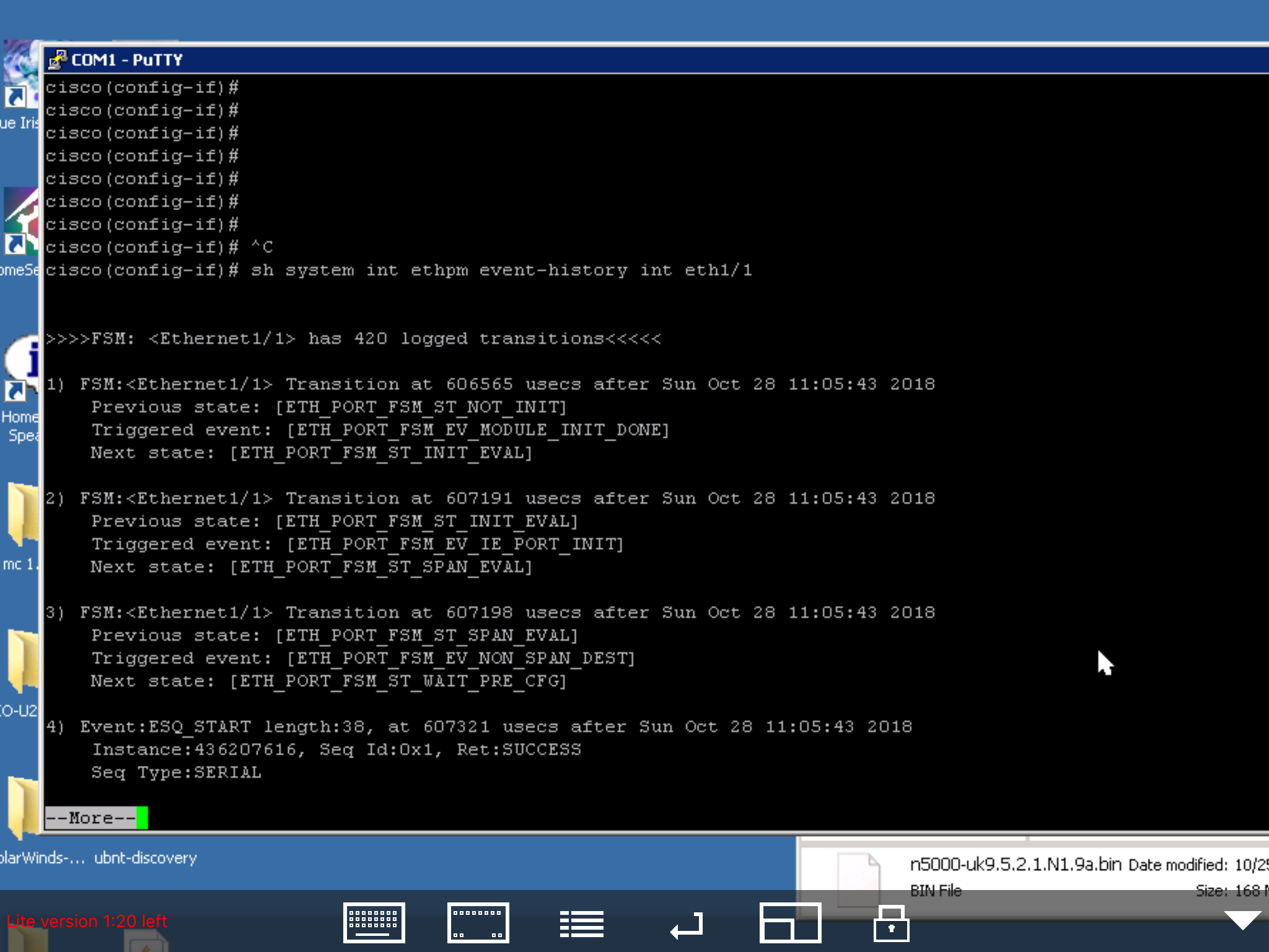 N5K Link not connected - Cisco Community