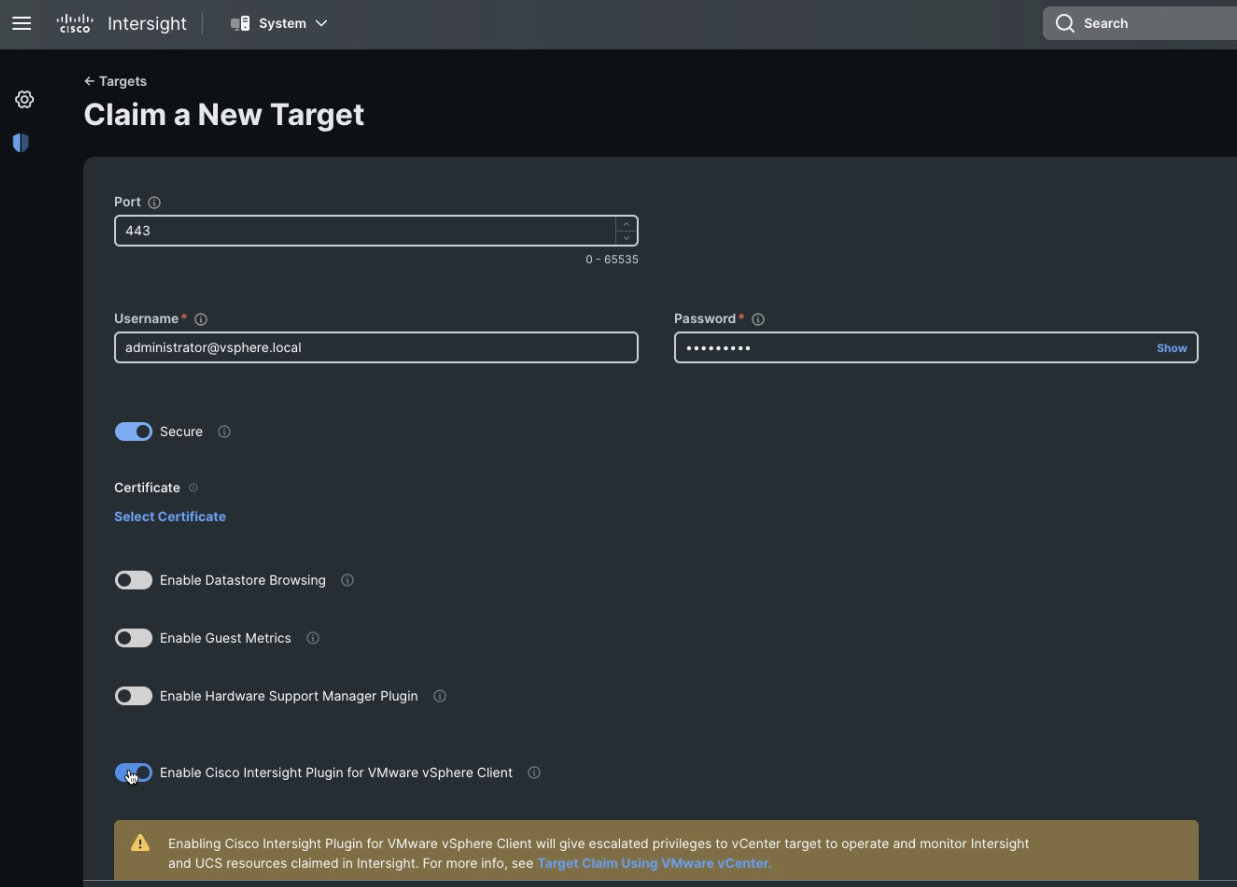 Intersight vSphere (vCenter) Client Plugin - Cisco Community