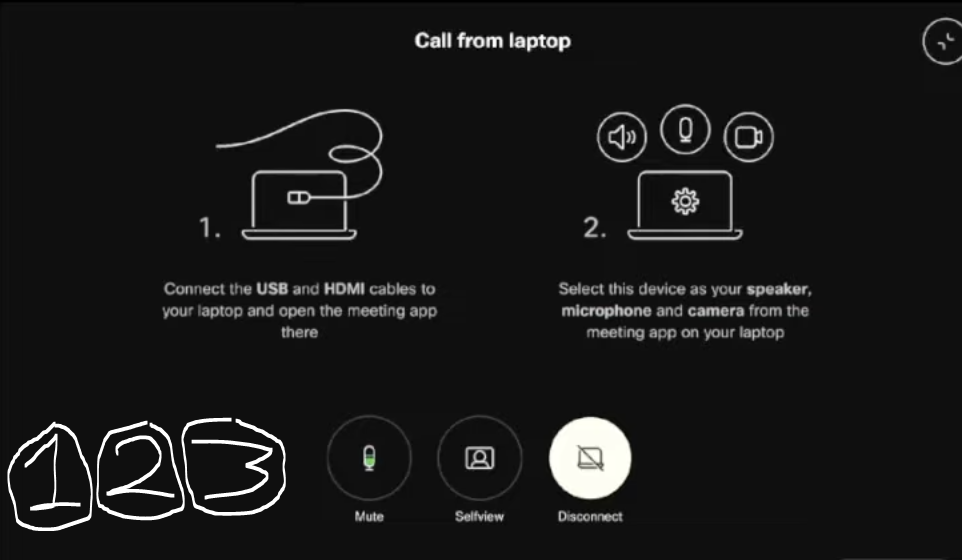 Codec plus and HDMI passthrough / Call from laptop - Cisco Community