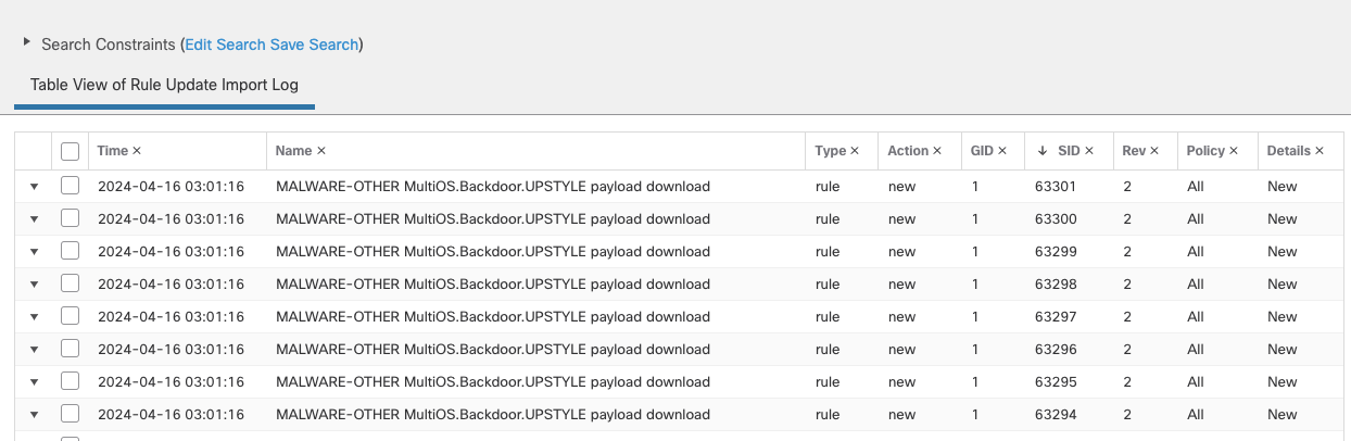 Cisco Secure Firewall (FTD): Snort 3 使用時のルール更新について (SRU/LSP) - Cisco ...