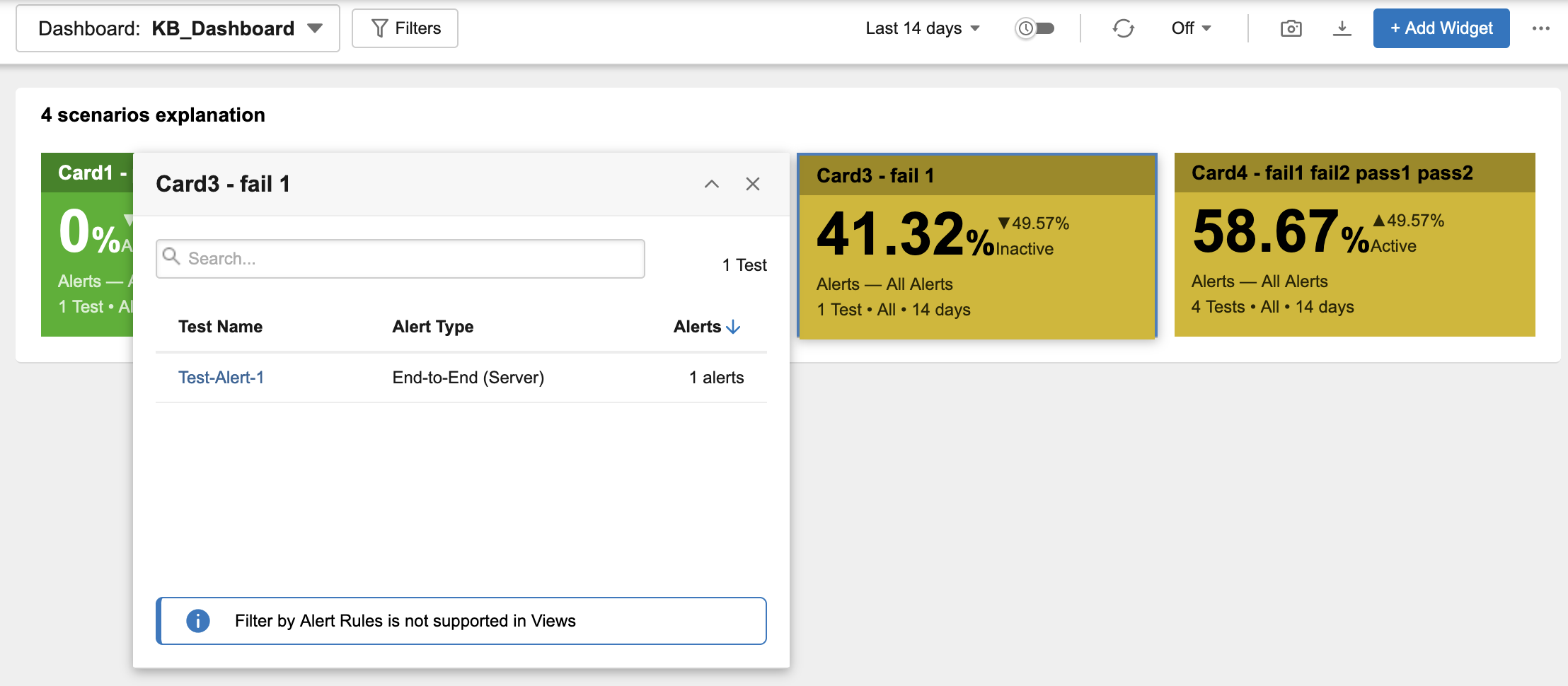 ThousandEyes Dashboard: Using the Number Card widget (with examples ...