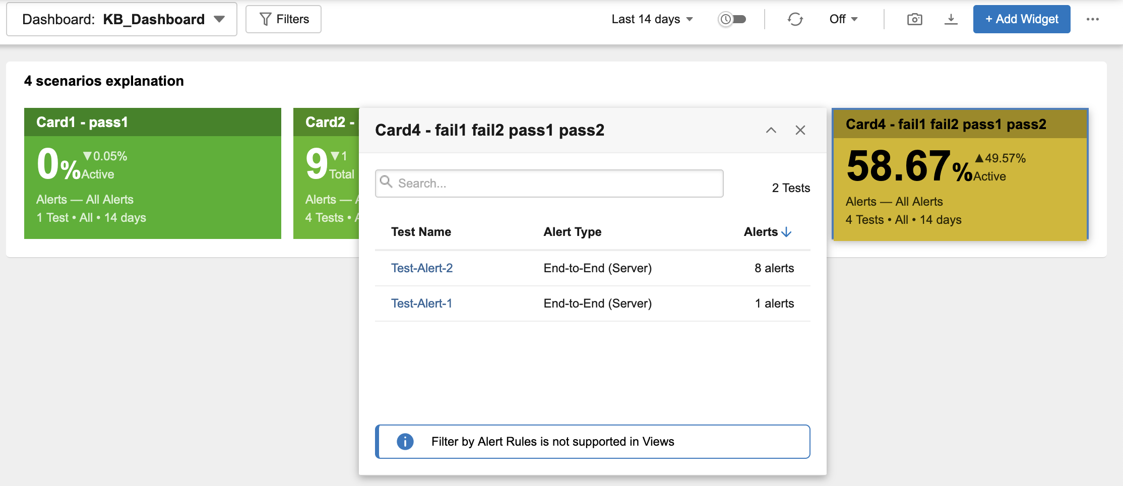 ThousandEyes Dashboard: Using the Number Card widget (with examples ...