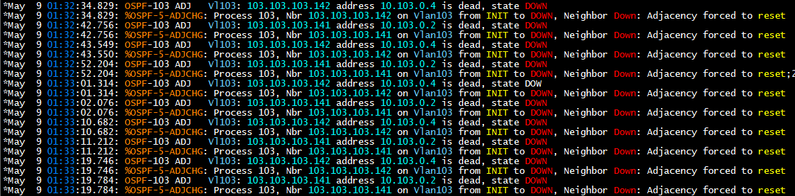 Cisco ACI OSPF Neighbor Failer and INIT state - Cisco Community