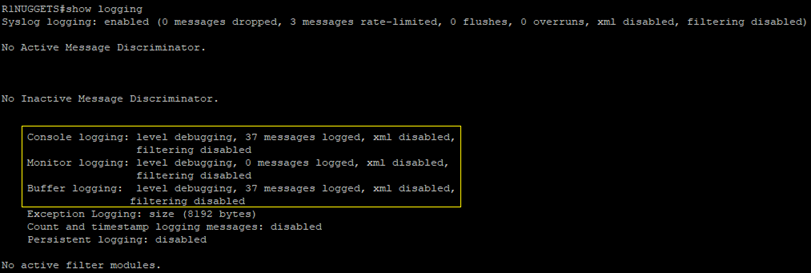Logging em Roteadores e Switches Cisco - Cisco Community