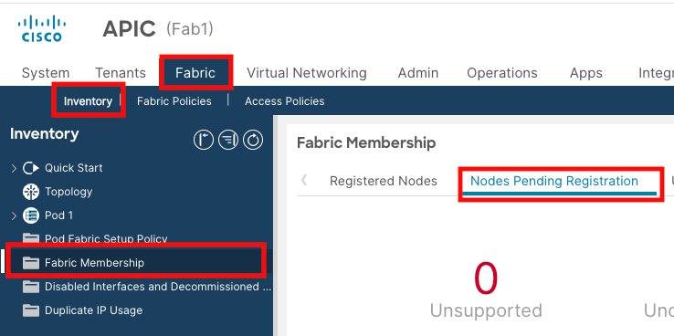 APIC - Fabric discovery - Cisco Community