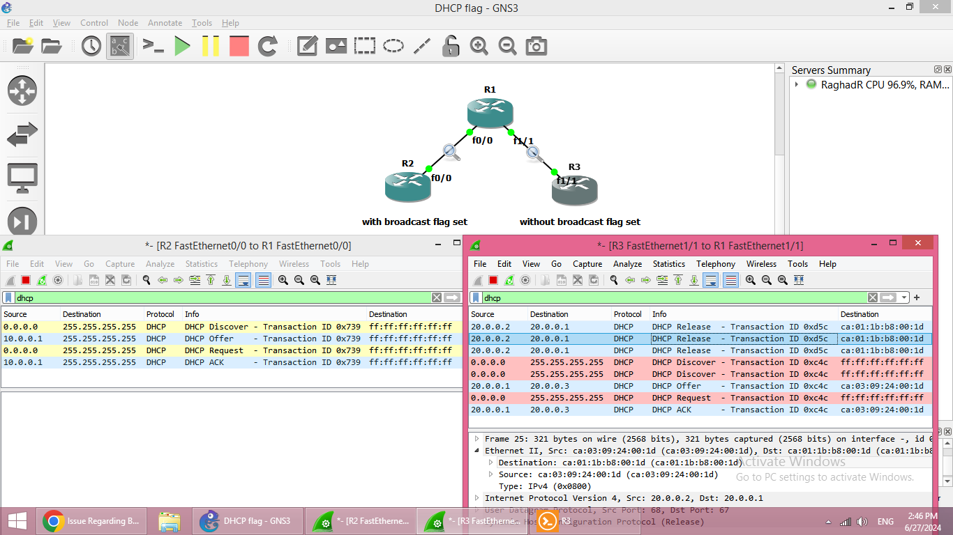 Issue Regarding Bit 1 and 0 of the Broadcast Flag in DHCPMessage ...