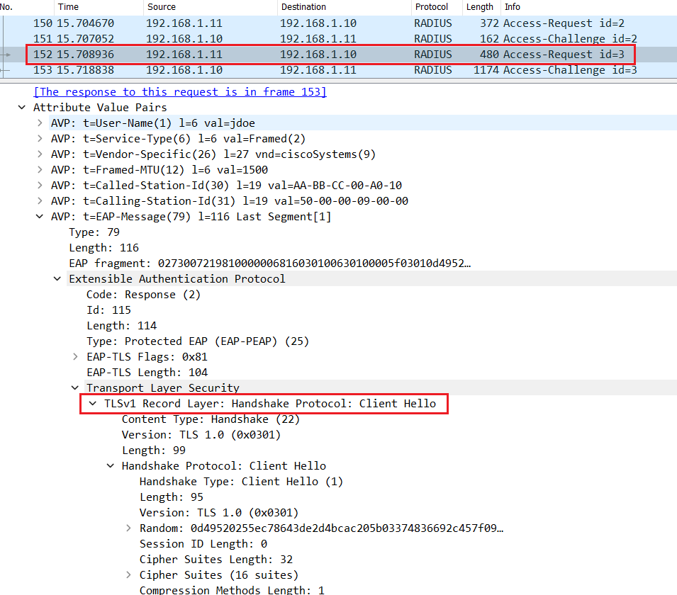 Demystifying PEAP-MSCHAPv2 Packet Flow with Wireshark - Cisco Community