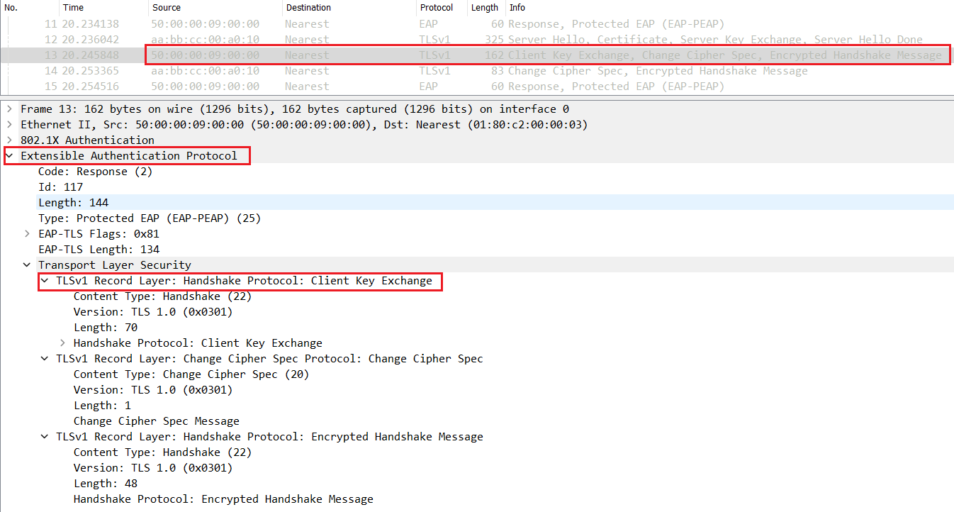 Demystifying PEAP-MSCHAPv2 Packet Flow with Wireshark - Cisco Community