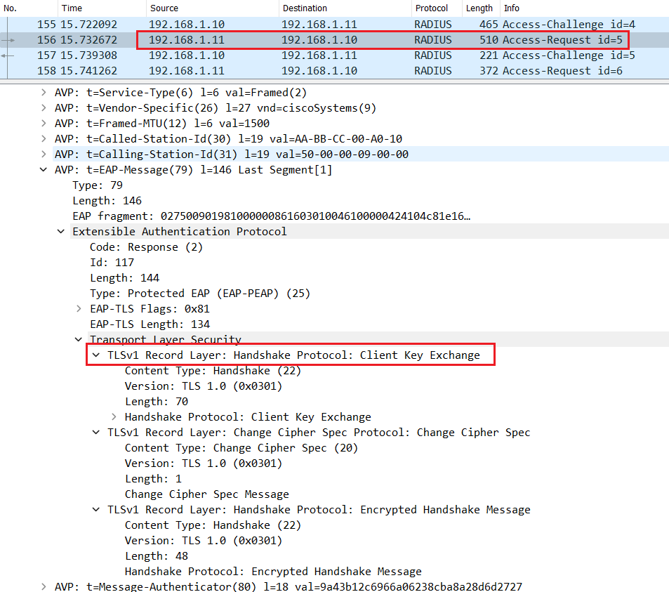 Demystifying PEAP-MSCHAPv2 Packet Flow with Wireshark - Cisco Community