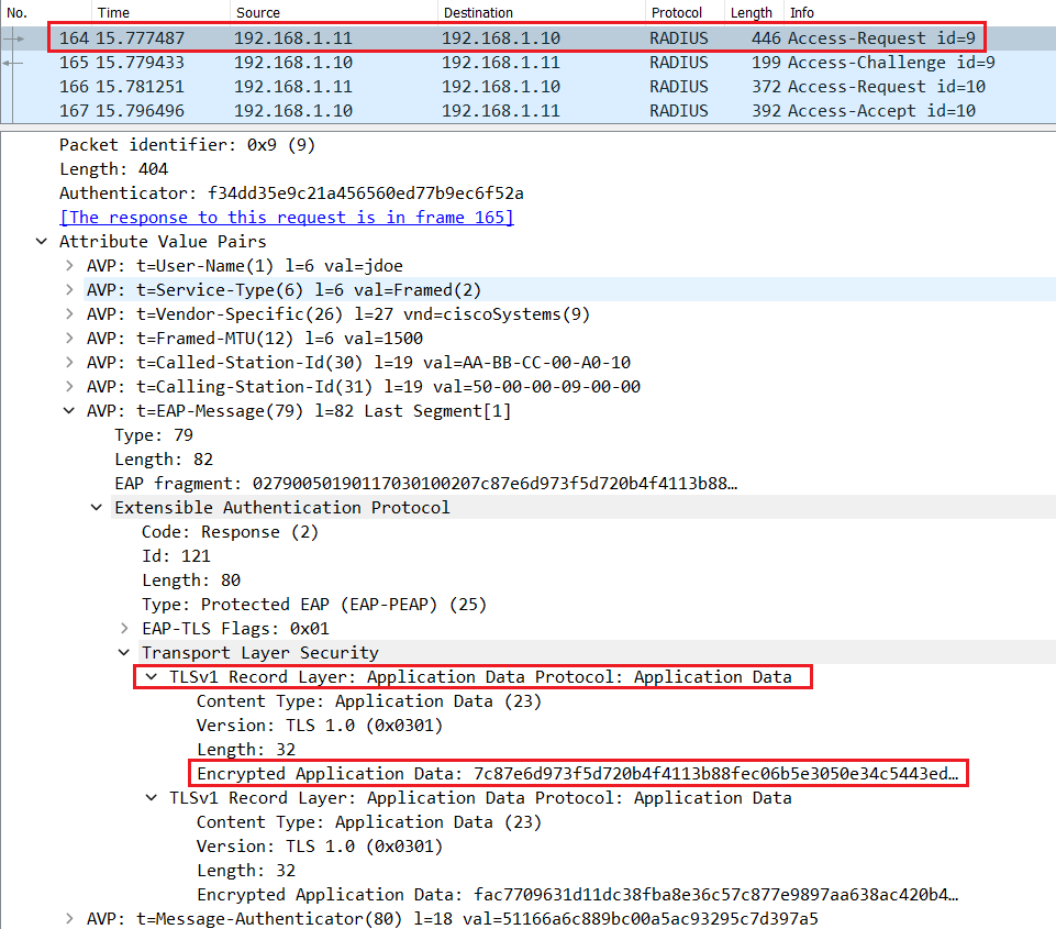 Demystifying PEAP-MSCHAPv2 Packet Flow with Wireshark - Cisco Community