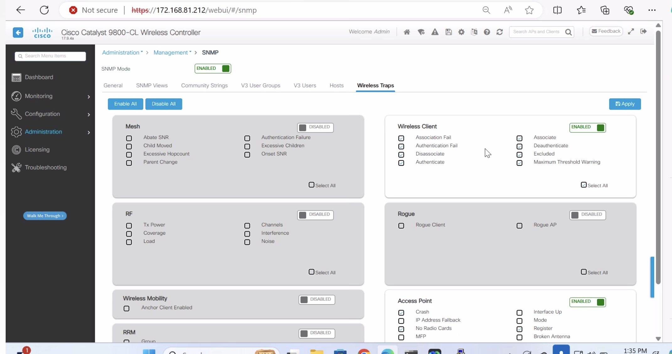 vWLC9800 data integration to 3rd party Newtrax server for RFID - Cisco Community