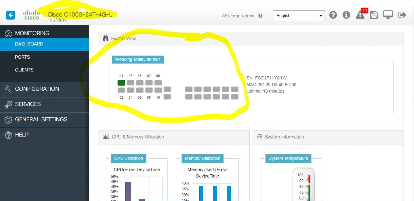 Switch 1k led and sfp port - Page 2 - Cisco Community