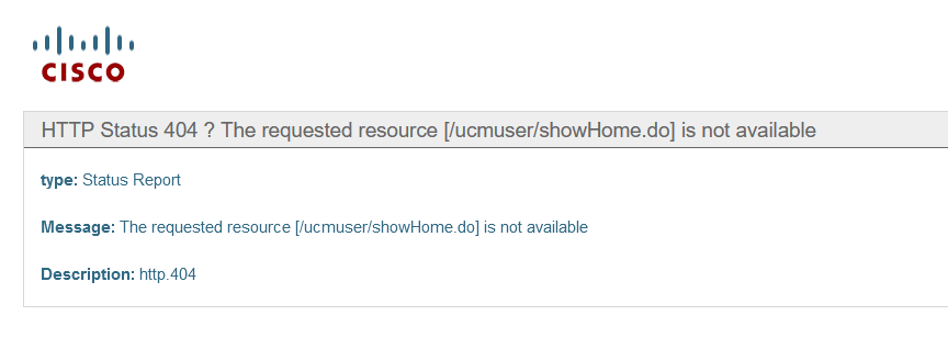 UCM User Portal Issue (CUCM 15) - Cisco Community