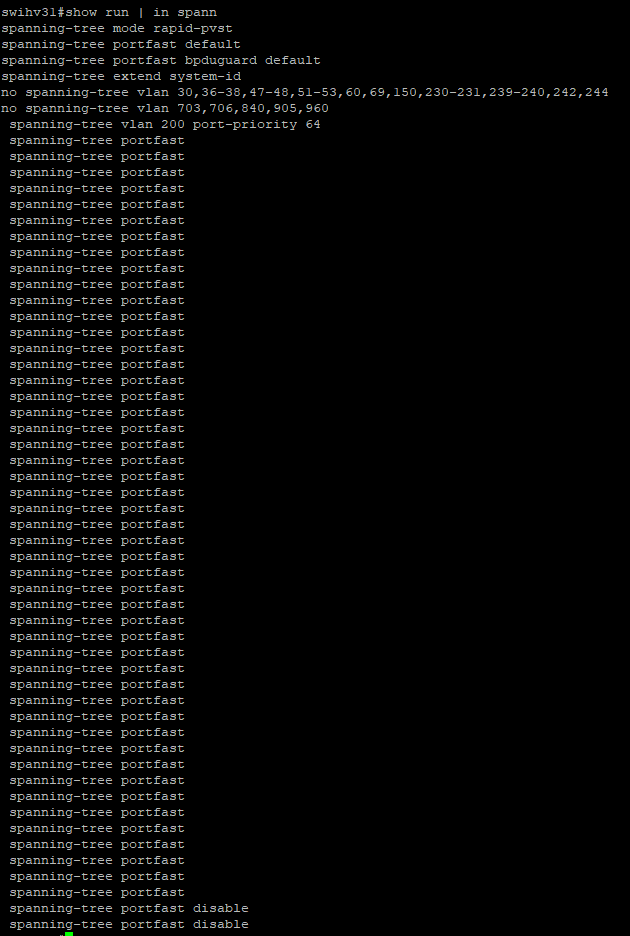 VLAN Spanning tree issue - Cisco Community