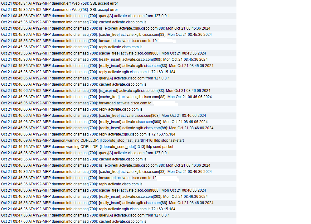 Cisco ATA 192 Not Registering with Webex - Cisco Community