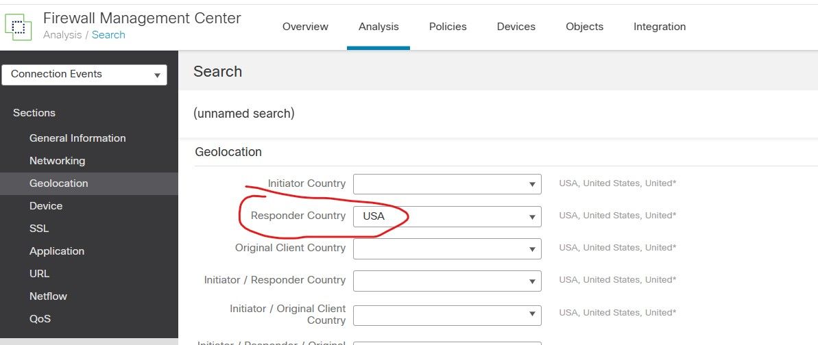 Geolocation data not showing after uppgrading FMC to 7.4.2.1 - Cisco ...