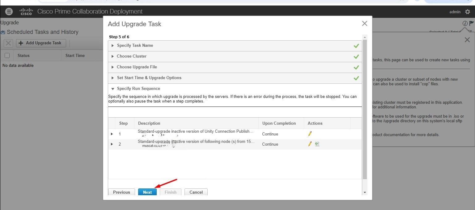 Upgrading CUC using Prime Collaboration Deployment (PCD) - Cisco Community