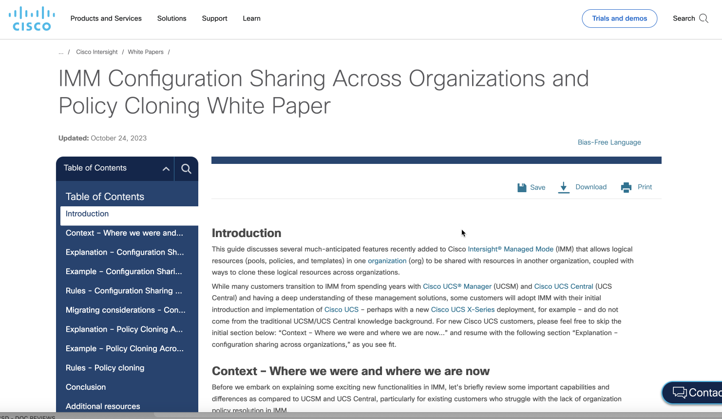 IMM Configuration Sharing Across Orgs and Policy Cloning White Paper ...