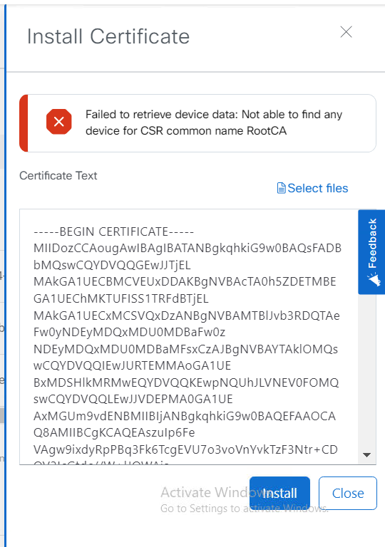 Sdwan Certificate installation - Cisco Community