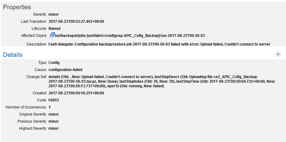 APIC Backup GUI with Windows Server 2012 - Cisco Community