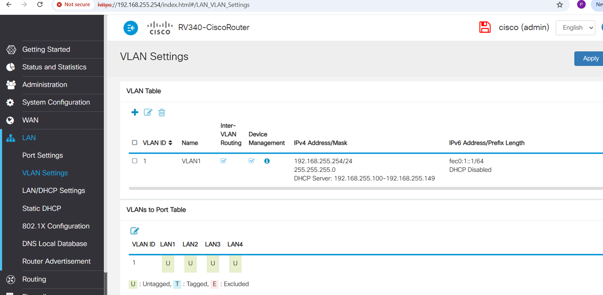 set up RV340 with tagged VLAN on WAN to connect to ISP - Cisco Community