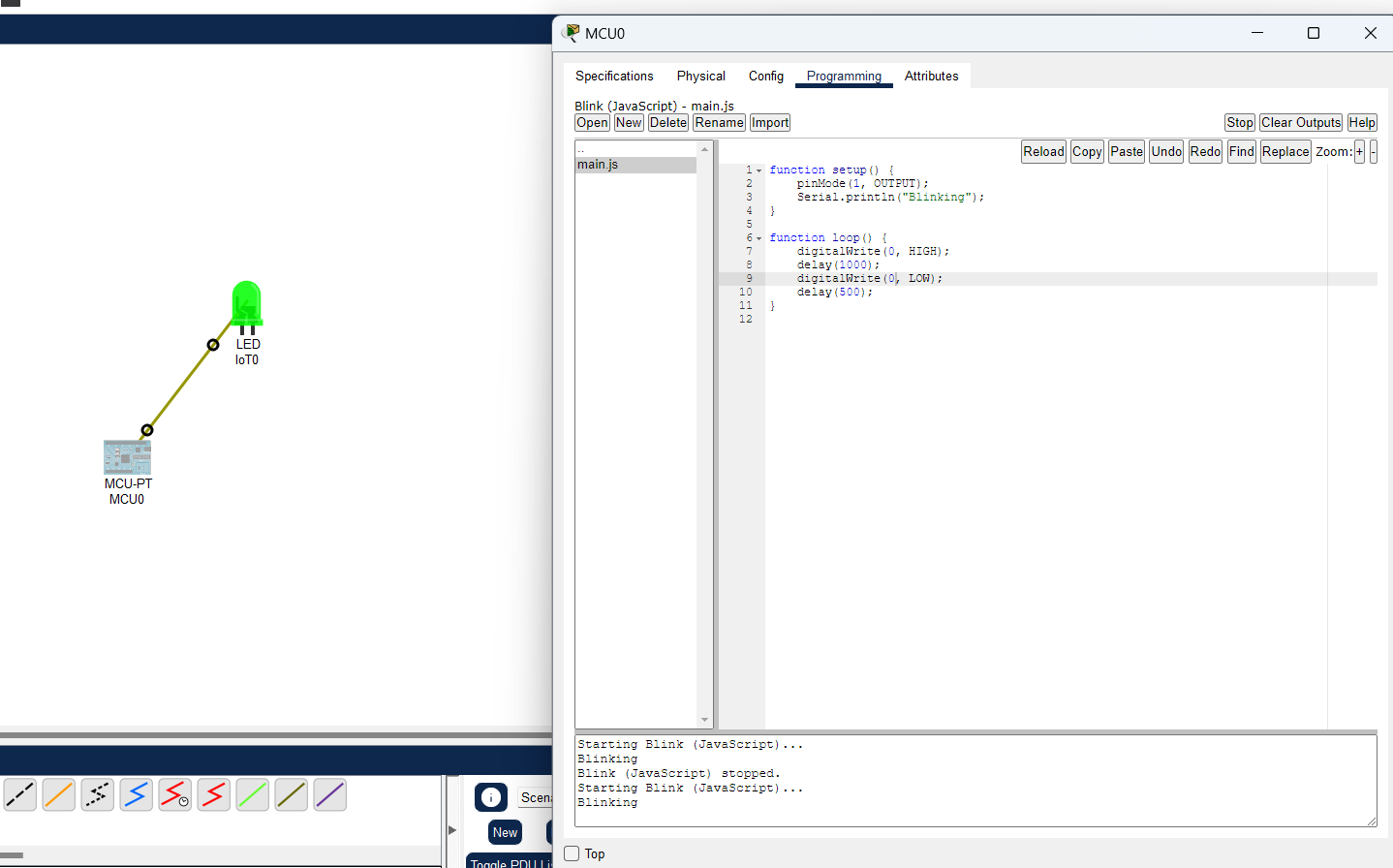 Unable to Turn on A Lamp by Using a MCU in Cisco Packet Tracer - Cisco ...
