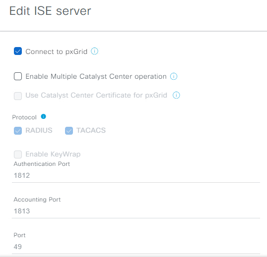 Catalyst center integration with ISE - Cisco Community
