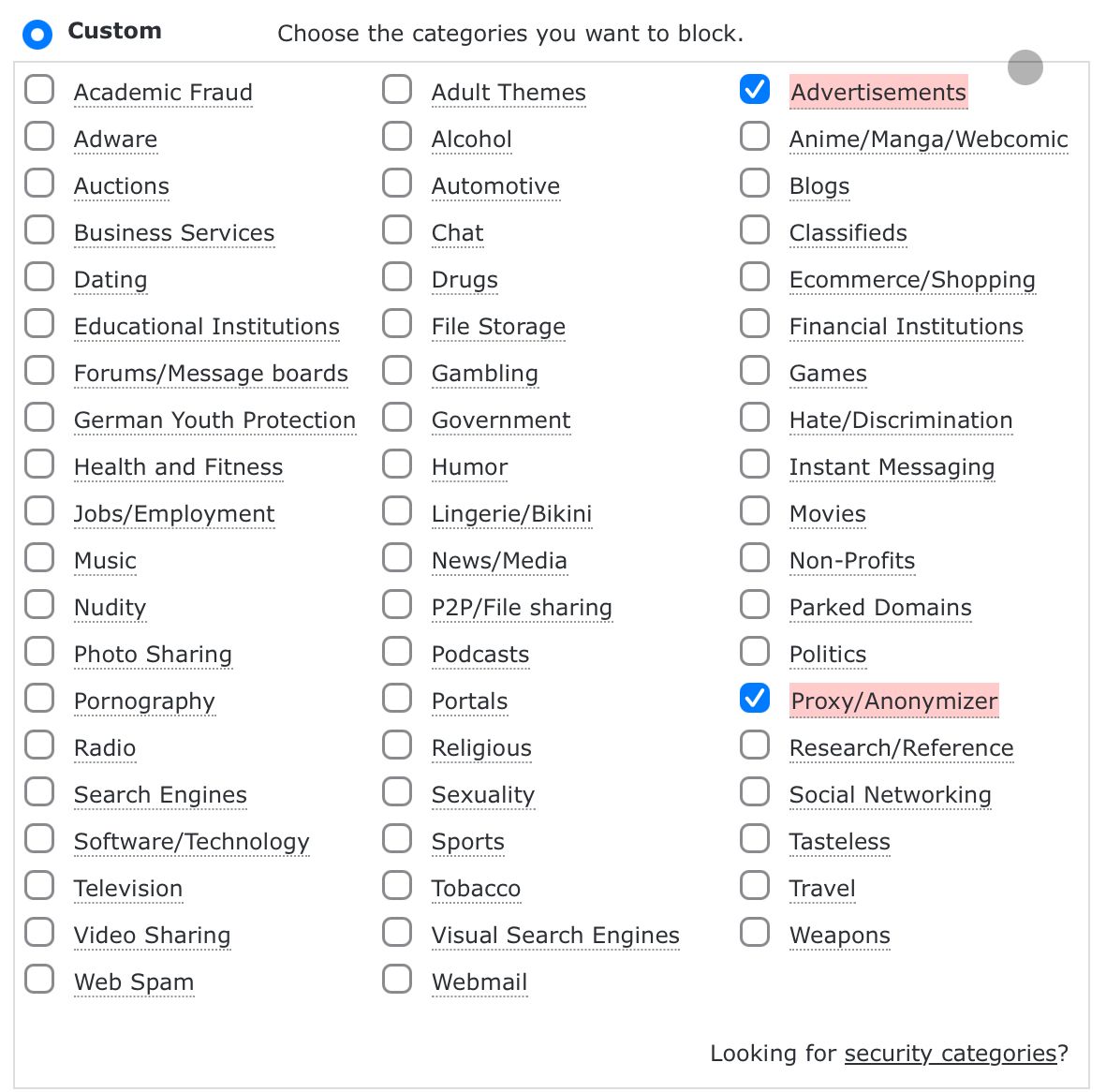 Crunchyroll and Bein Sports CDNs are blocked by Web Content Filter - Cisco Community