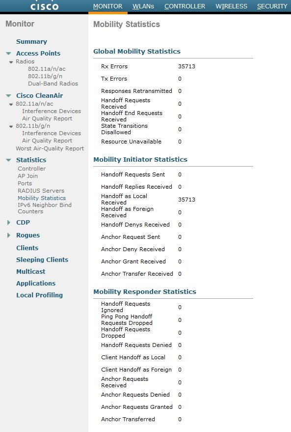cisco 2500 接入72个AP，无线经常掉线。AP上线需修改AC时间才能正常上线，还有一些 Rogue AP告警，求助相关问题解答 - Cisco Community