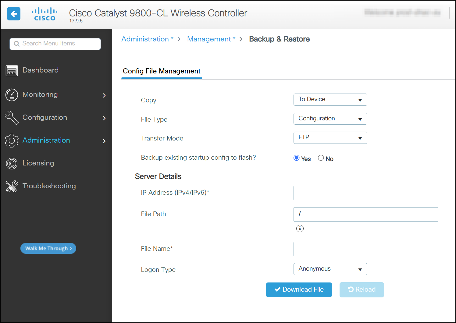 Product Improvement Request - Cisco WLC Controller Reload Button - Cisco Community